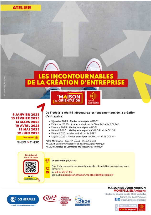 Les incontournables de la création d'entreprise - Jeudi 9 janvier 2025 ...