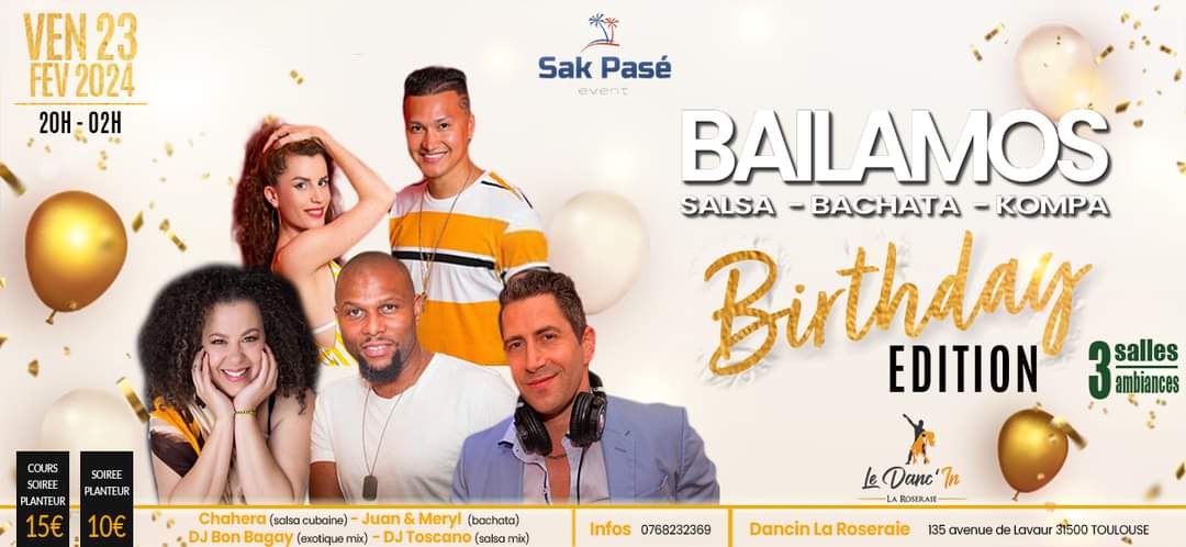 Bailamos SBK Birthday Edition - Du 23 au 24 février 2024 - Région ...
