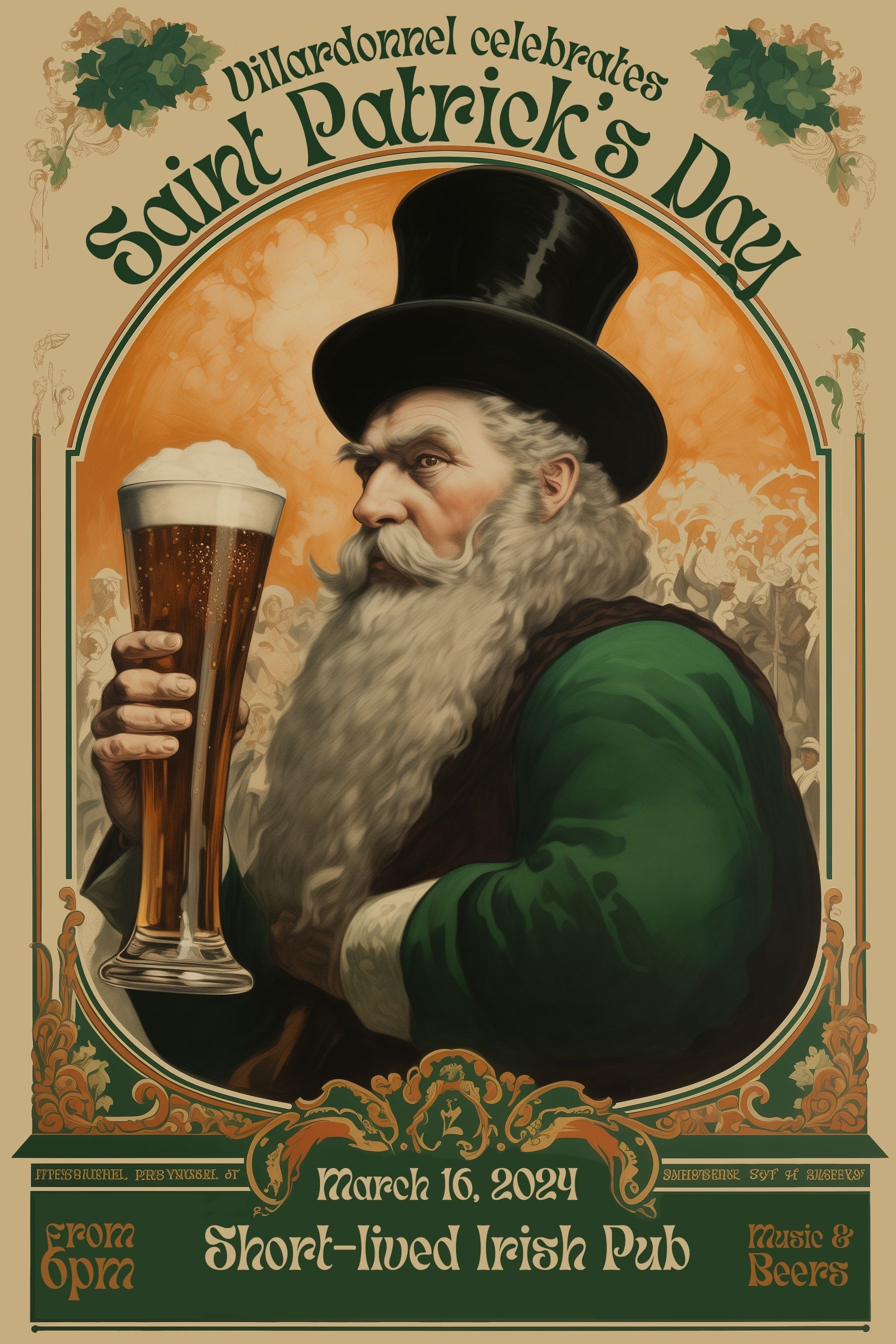 Villardonnel fête la Saint Patrick - Samedi 16 mars 2024 - Région ...