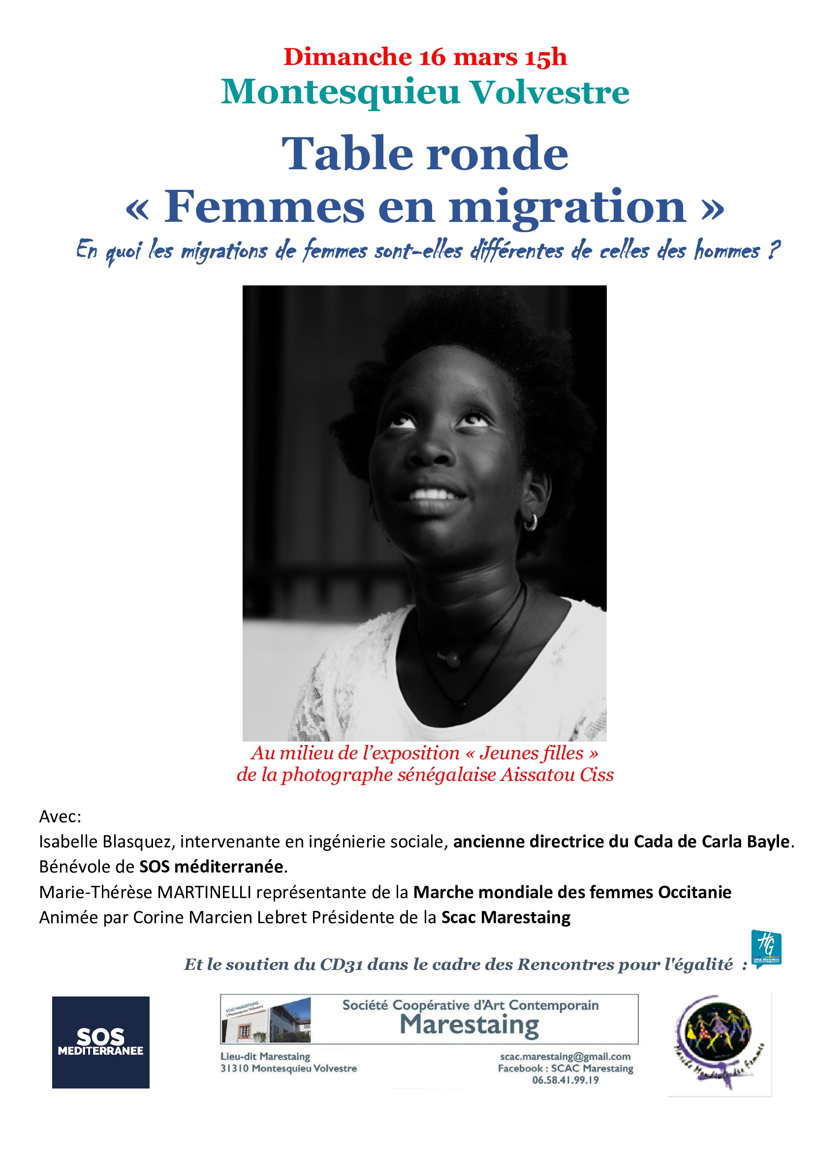 Table ronde/échanges « Femmes en migration » - Dimanche 16 mars ...
