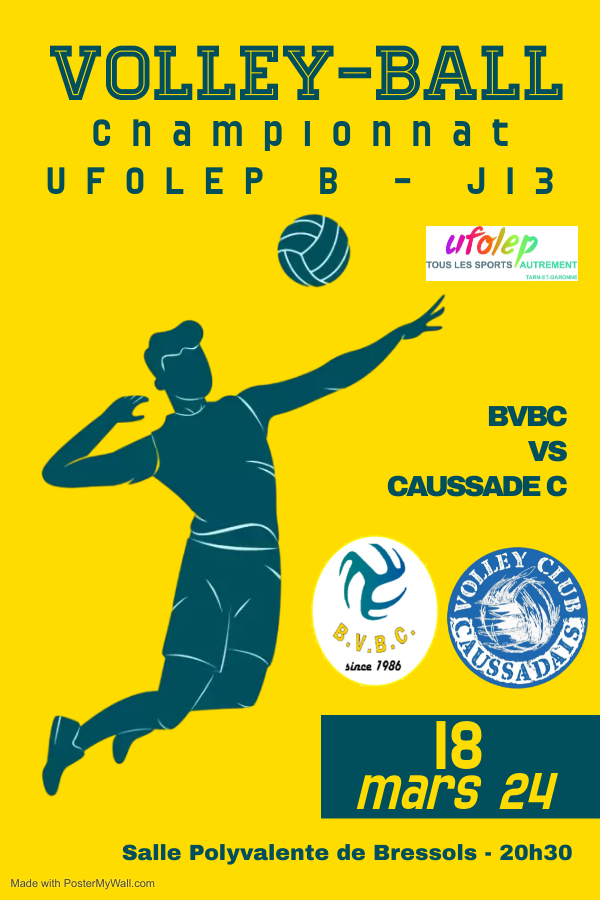Match BVBC - Caussade C - Lundi 18 mars 2024 - Région Occitanie ...