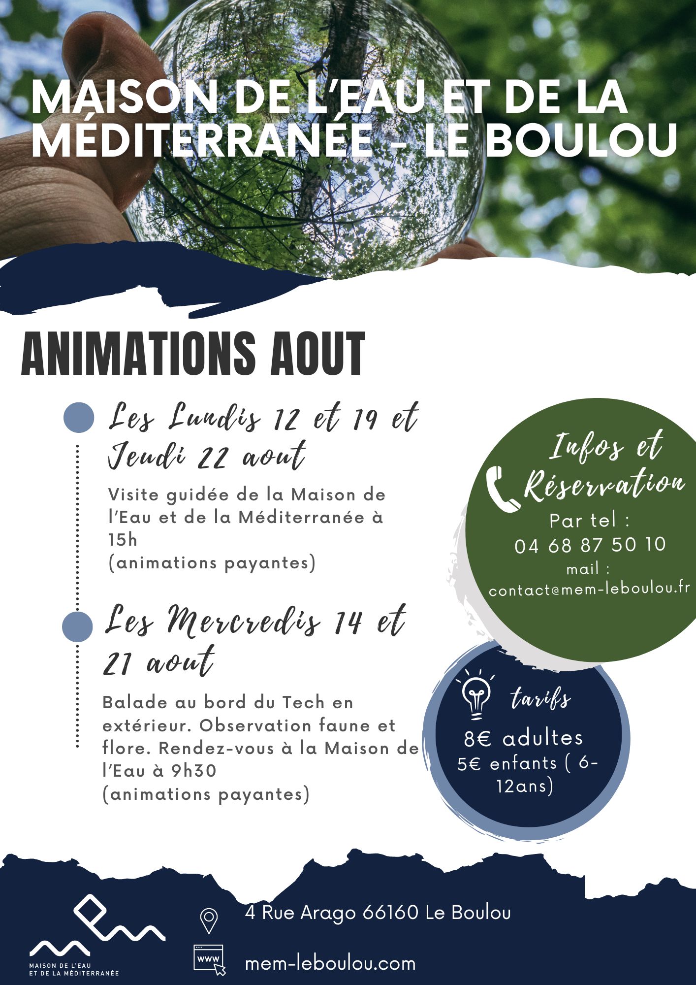 Visite guidée au bord du tech aout - Mercredi 21 août - Région ...