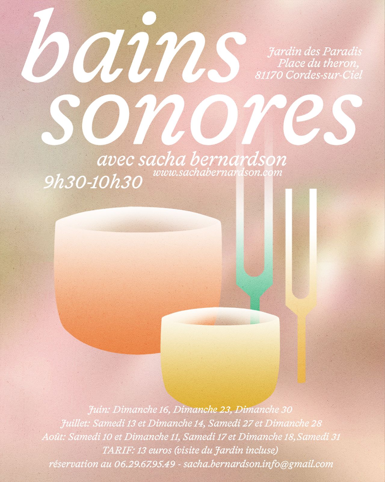 « Bains de Sons » - Dimanche 25 août 2024 - Région Occitanie / Pyrénées-Méditerranée