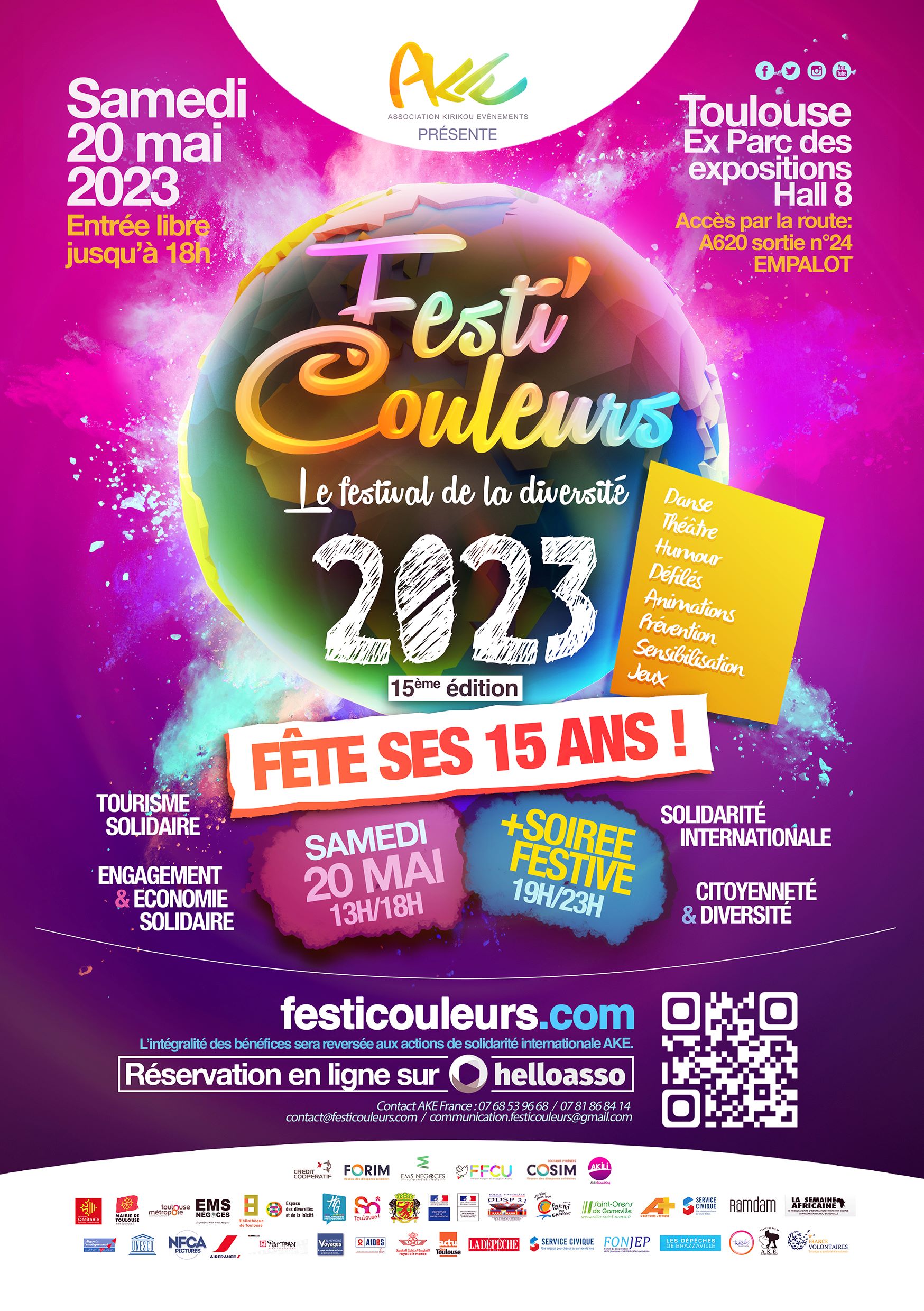 15ème édition du festival culturel FESTI’COULEURS : une fête ...