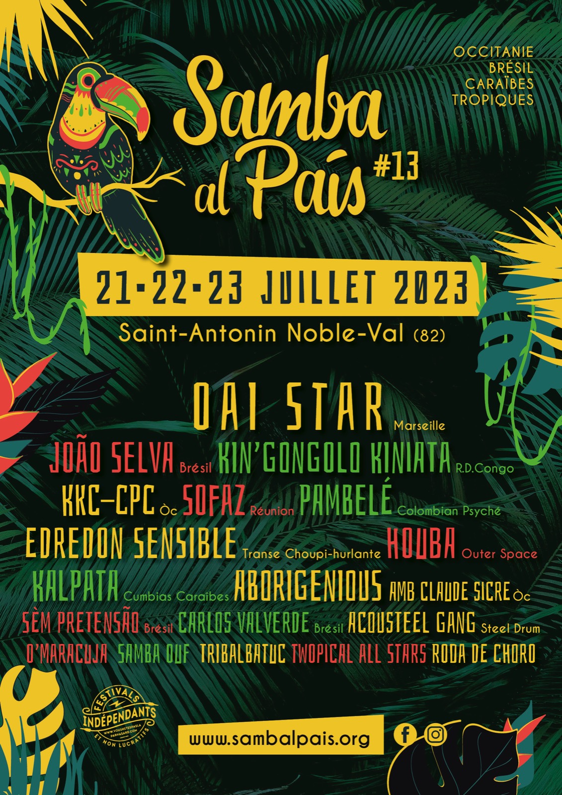 SAMBA AL PAÍS - Du 21 au 23 juillet - Région Occitanie / Pyrénées ...