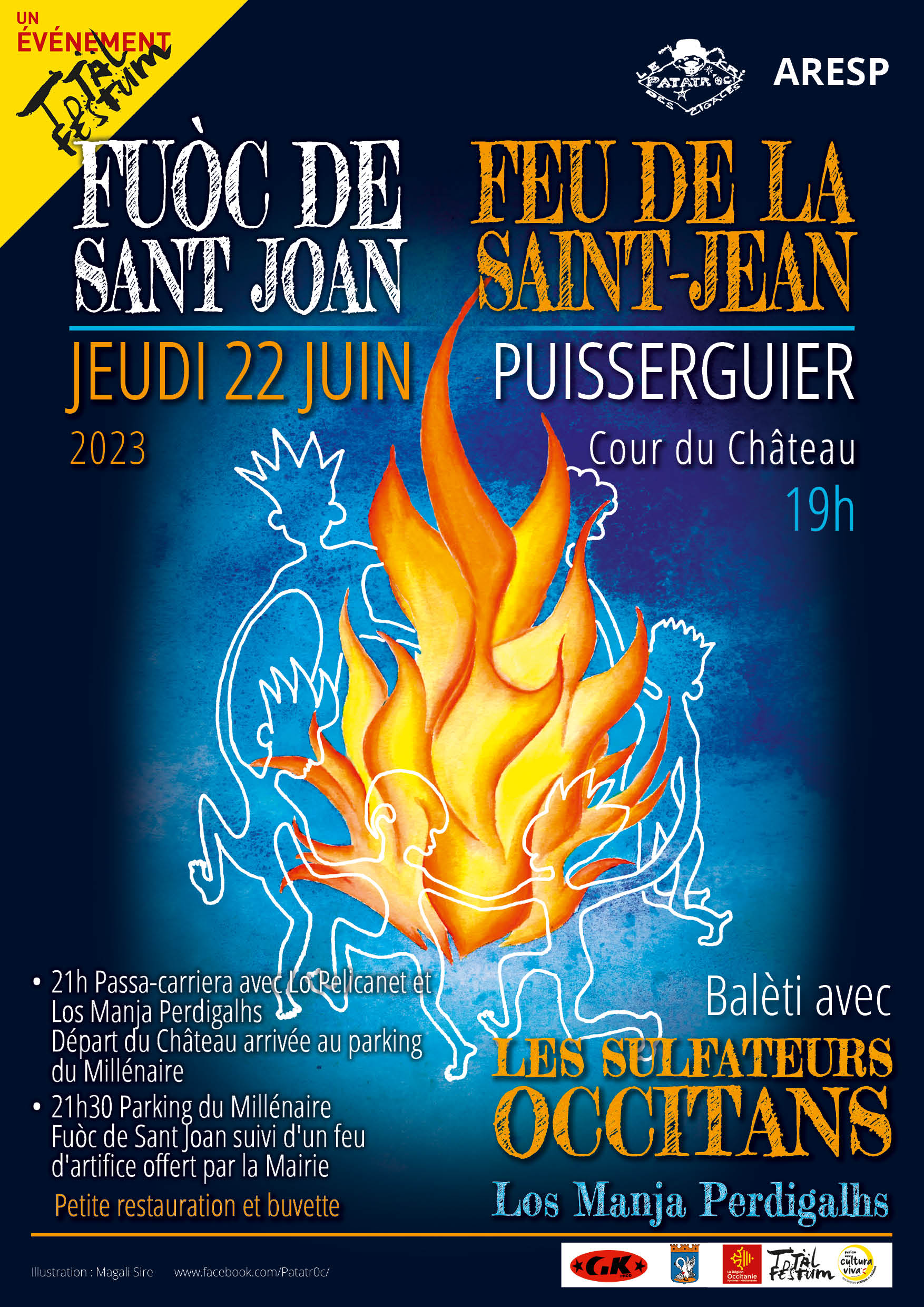 Fuòc de Sant Joan - Total Festum - Jeudi 22 juin 2023 - Région ...