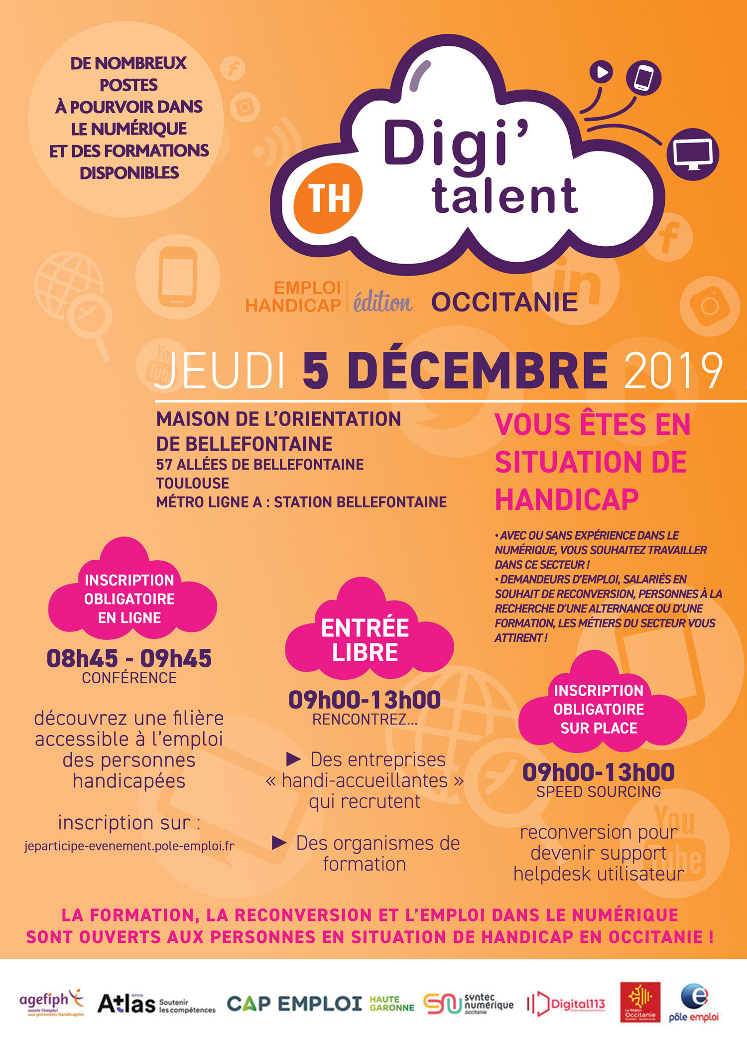 Digitalent TH - Jeudi 5 décembre 2019 - Région Occitanie / Pyrénées ...