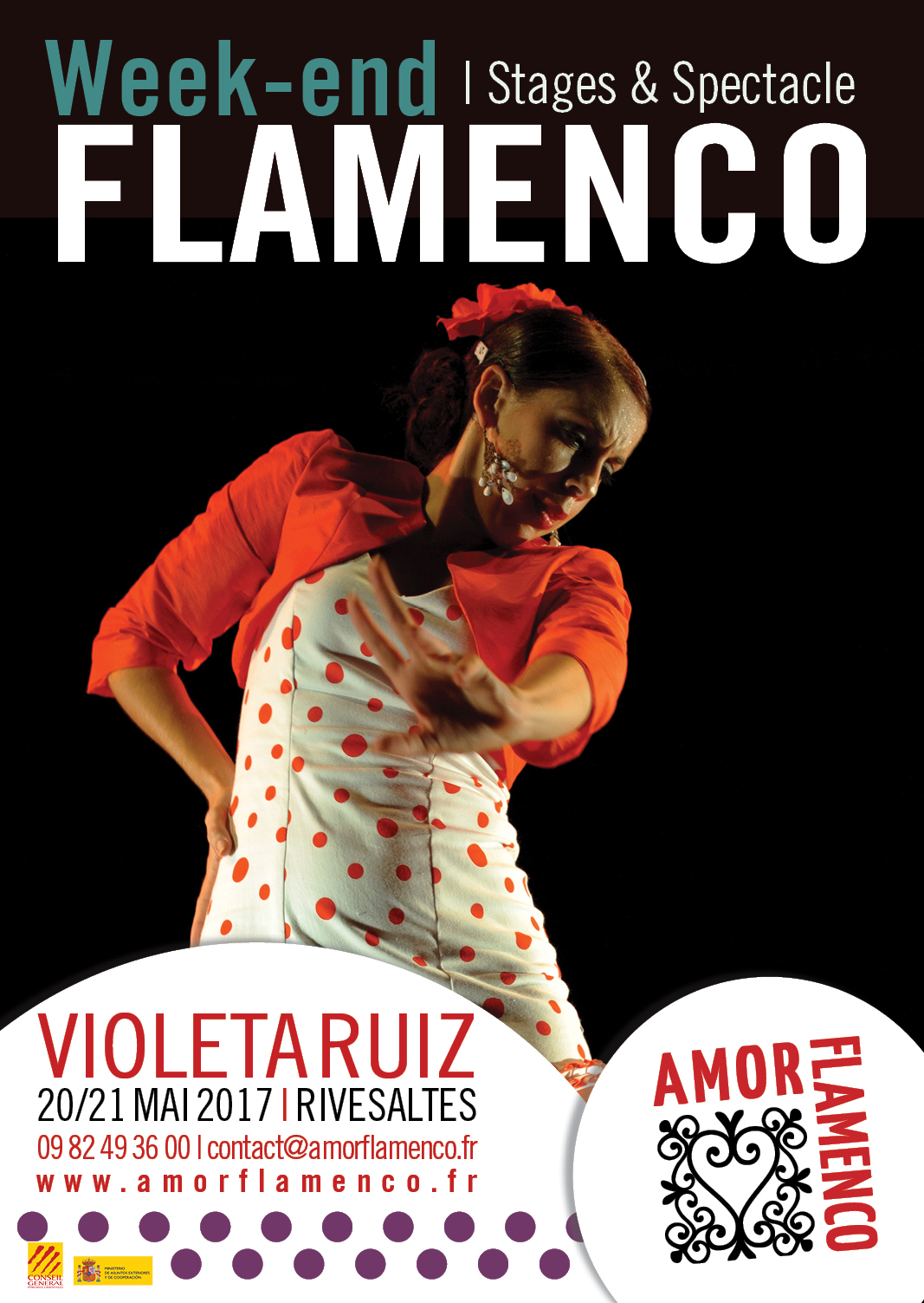 FLAMENCO | Stages + Spectacle avec Violeta Ruiz | 20/21 mai 2017 ...