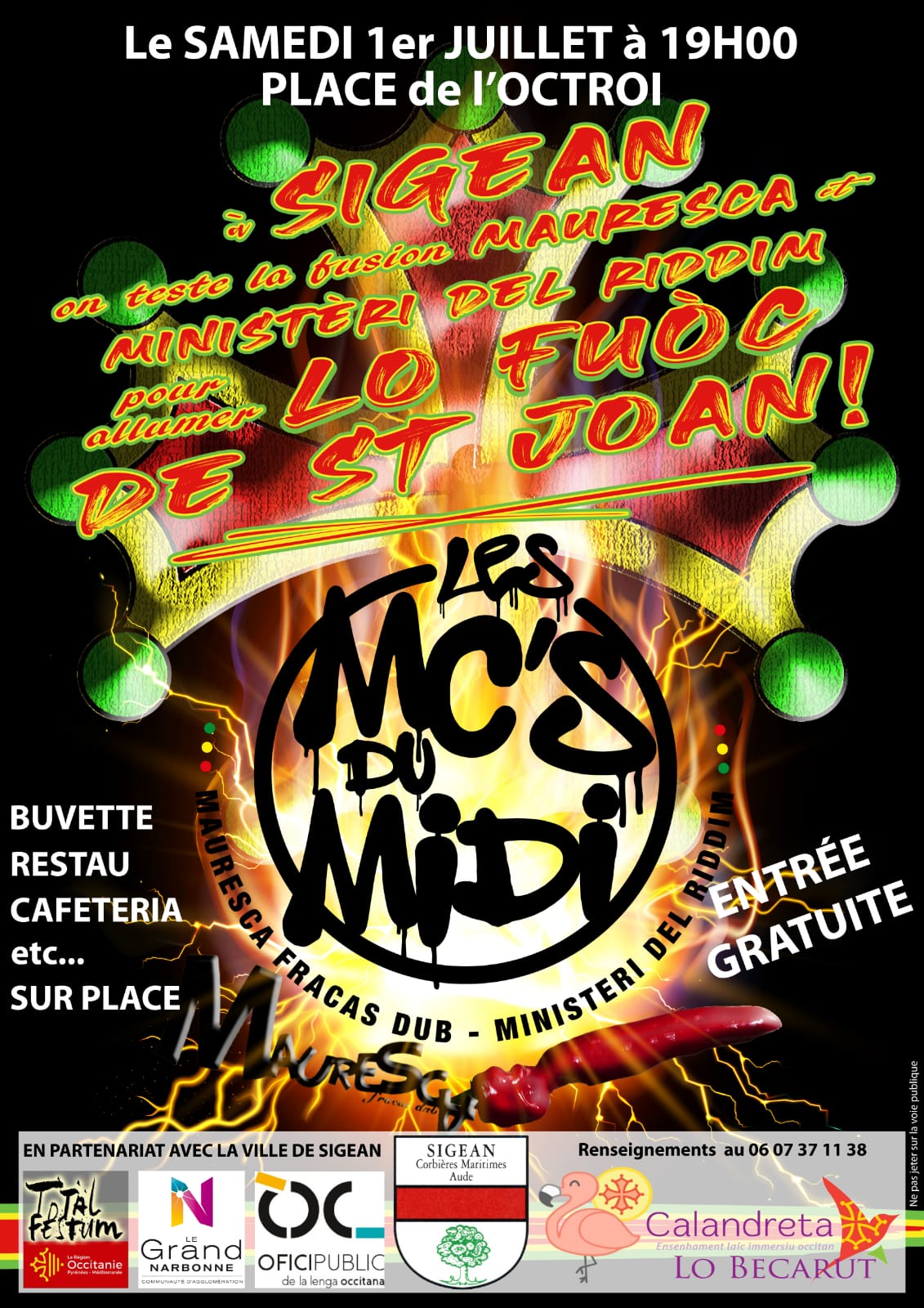 Total Festum - Lo Fuoc de St Joan Sigean - Samedi 1er juillet 2023 ...