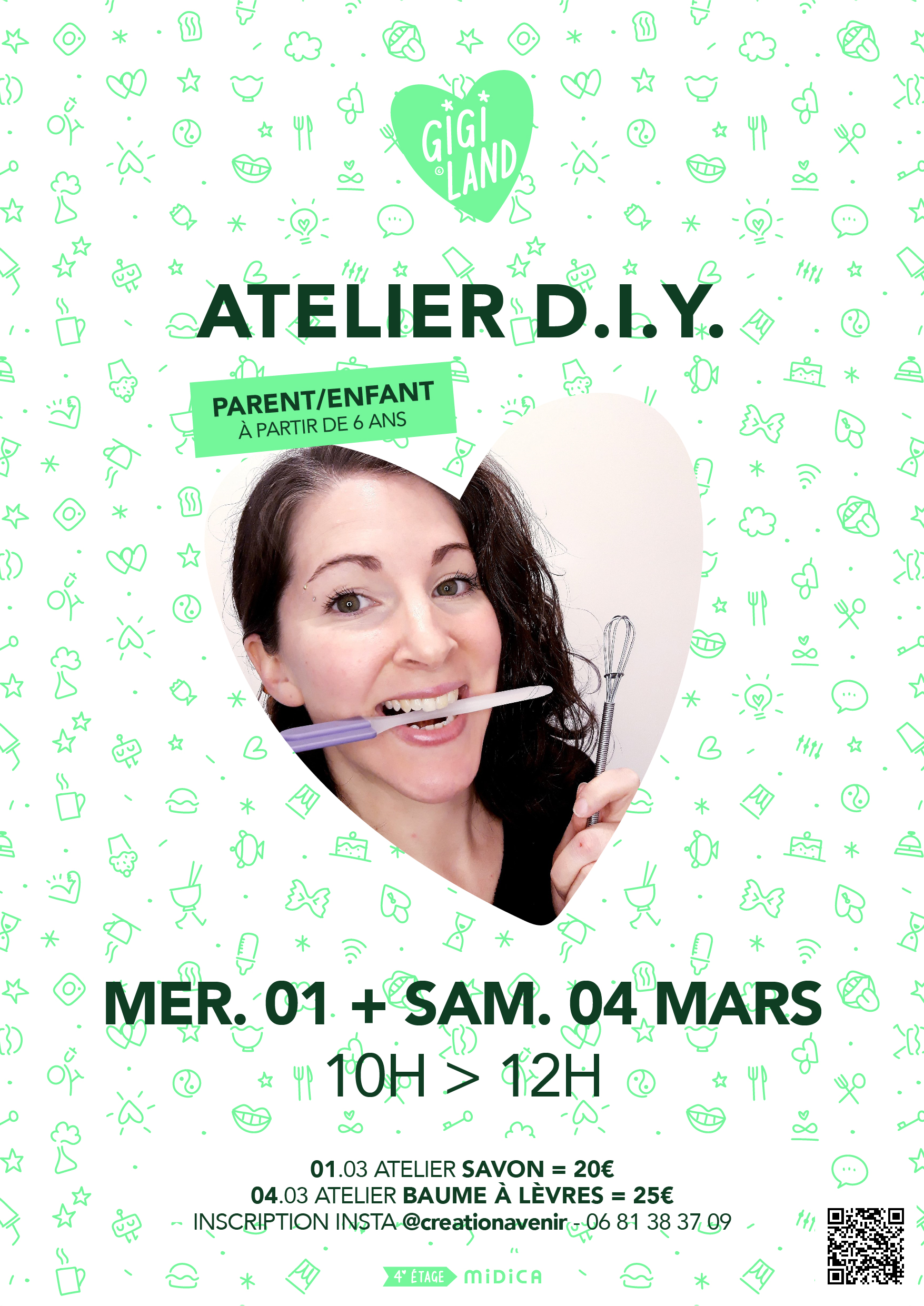 Atelier Do It Yourself chez Gigiland - Du 1er au 4 mars 2023 - Région ...