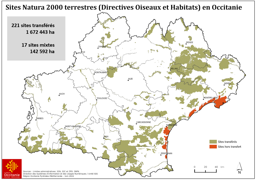 Natura 2000 - Région Occitanie / Pyrénées-Méditerranée