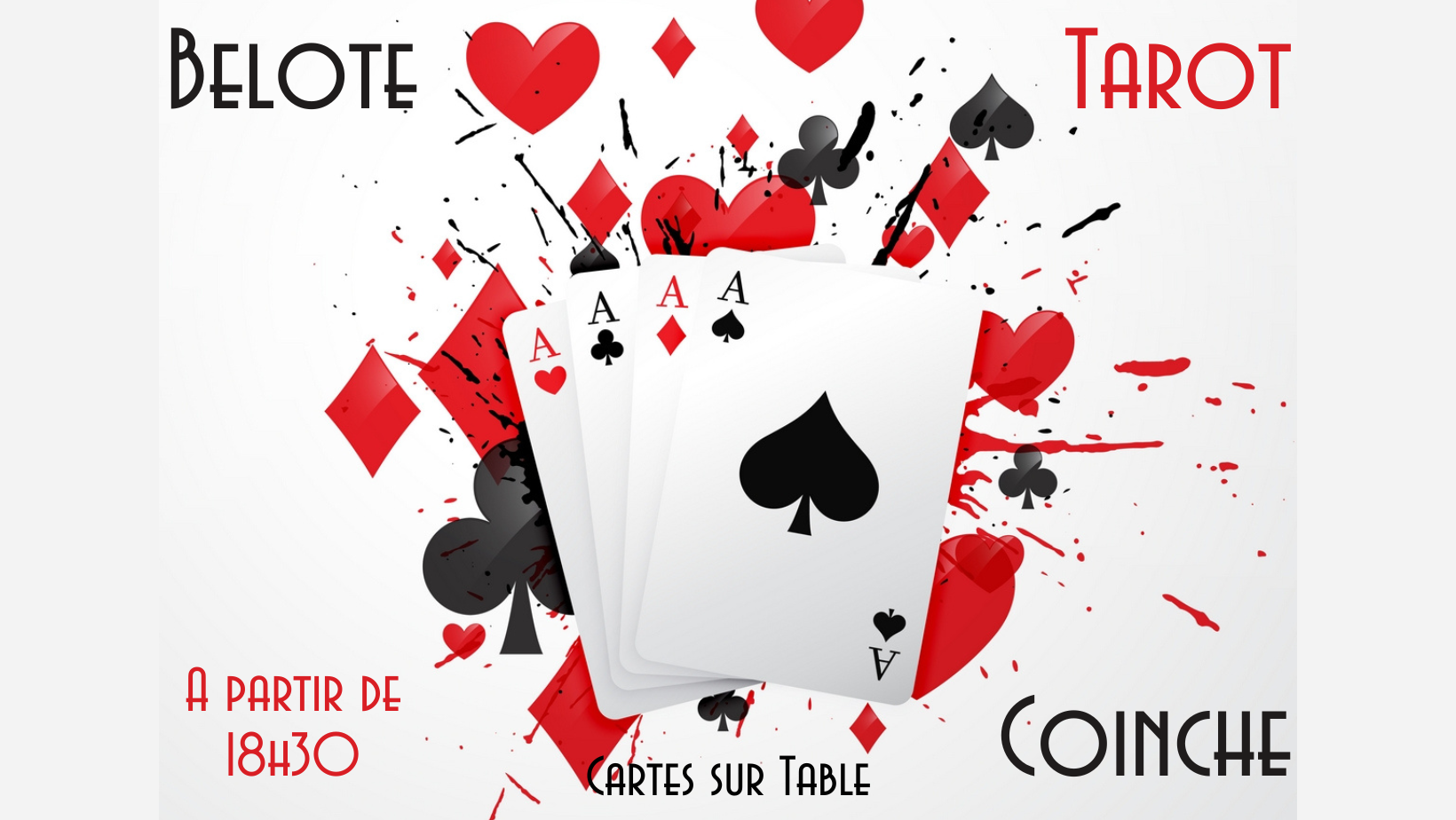 Soirée Tarot, Belote, Coinche - Vendredi 22 décembre 2023 - Région ...