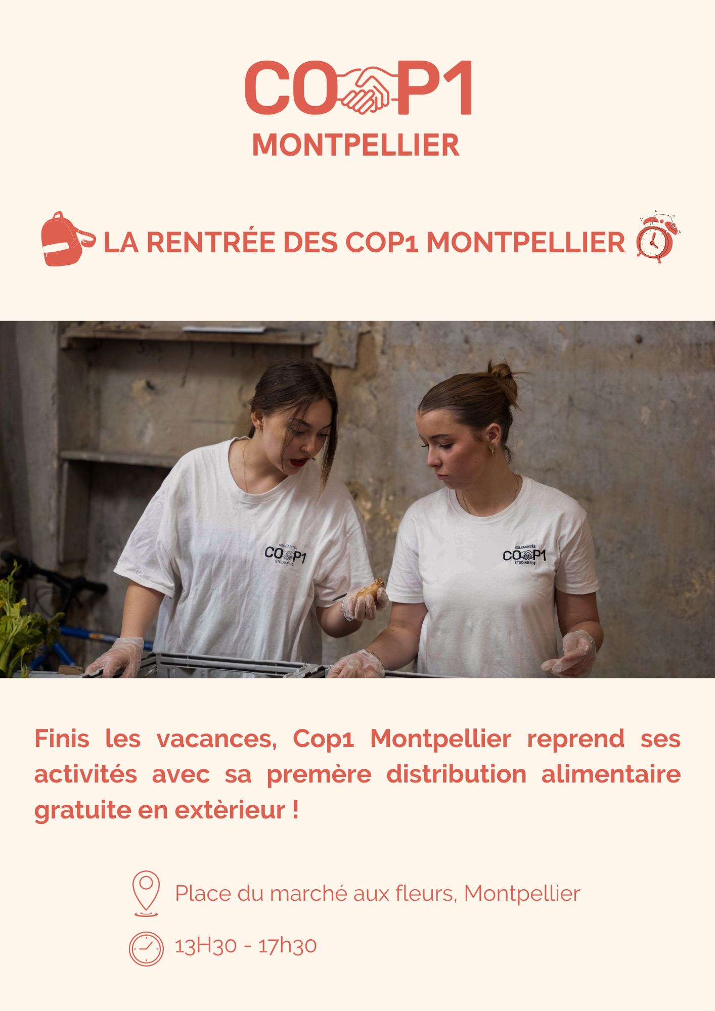 Distribution alimentaire gratuite de Cop1 Montpellier - Samedi 16 septembre 2023 - Région ...