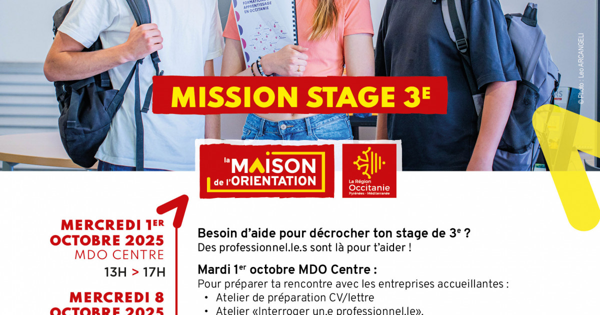 Mission stage de 3e (Préparation + stage dating) - Mercredi 1er octobre ...