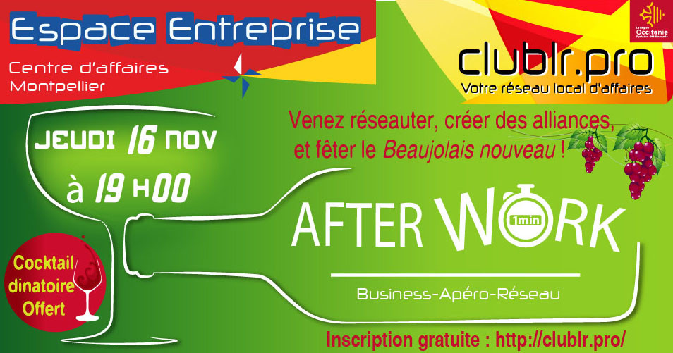 Invitation à l’Afterwork Entrepreneur Fête du Beaujolais ! - Jeudi 16 ...